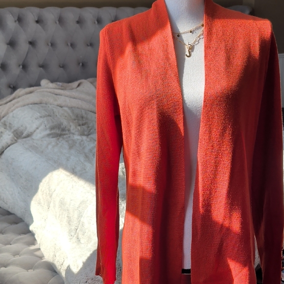 Cyrus | Sweaters | Cyrus Womens Vibrant Orange Cardigan | Poshmark